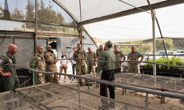 Keren Kayemeth LeIsrael - KKL-JNF - German Air Force Contingent Visit ...